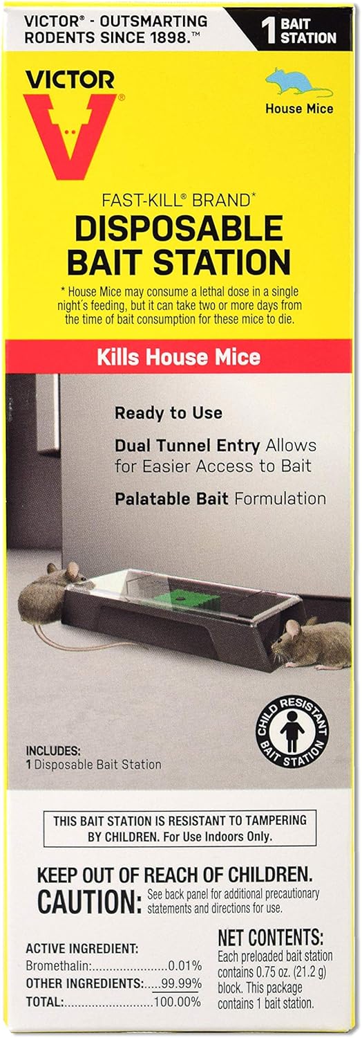 Amazon.com : Victor M913 Fast-Kill Brand Ready-to-Use Disposable Mouse ...