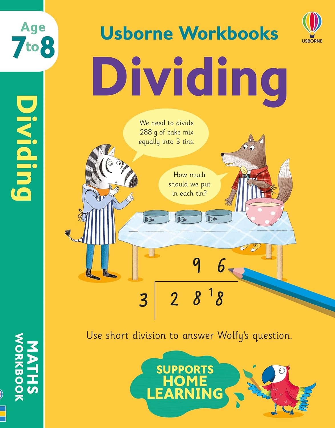 Usborne Workbooks Dividing 7-8: Holly Bathie: 9781801313537: Amazon.com ...