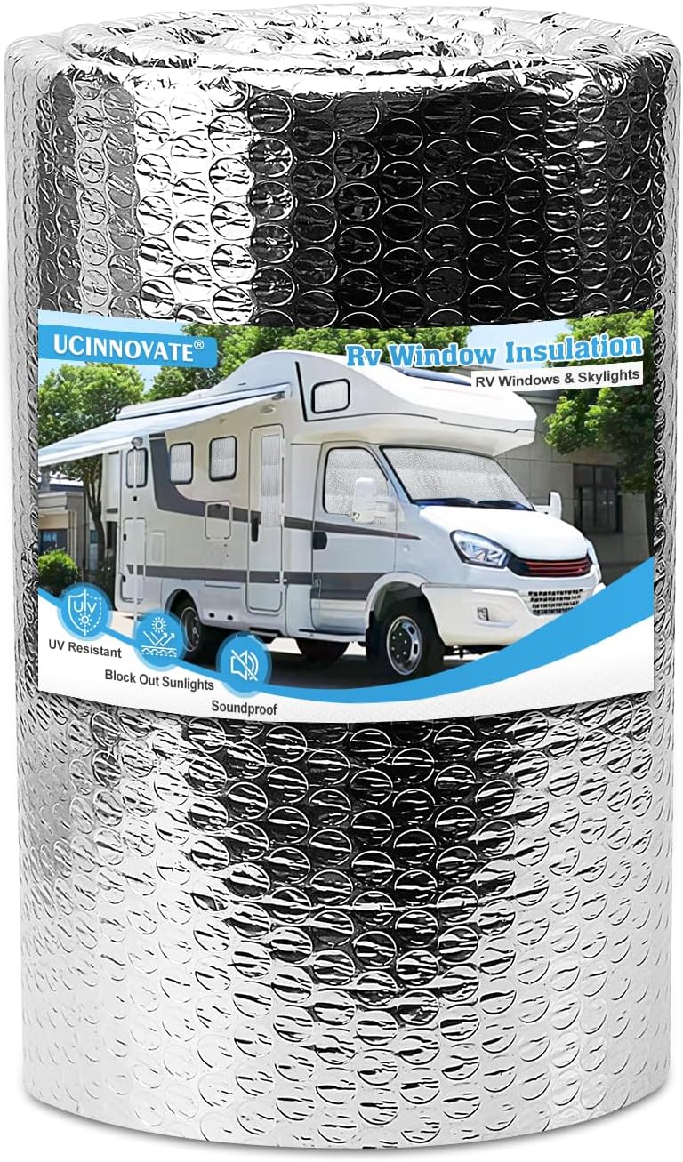 UCINNOVATE RV Window Sunshades Reflectix RV Window Skylight Shade Foil ...