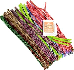 Amazon.com: Creation Station CT4085 Tiger Tail Pipe Cleaners : Arts ...