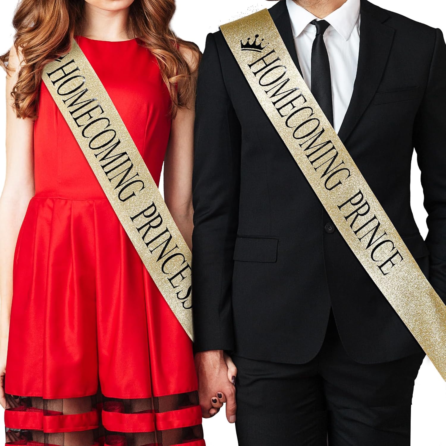 Amazon.com: Lyrow Homecoming Prince and Homecoming Princess Sashes ...