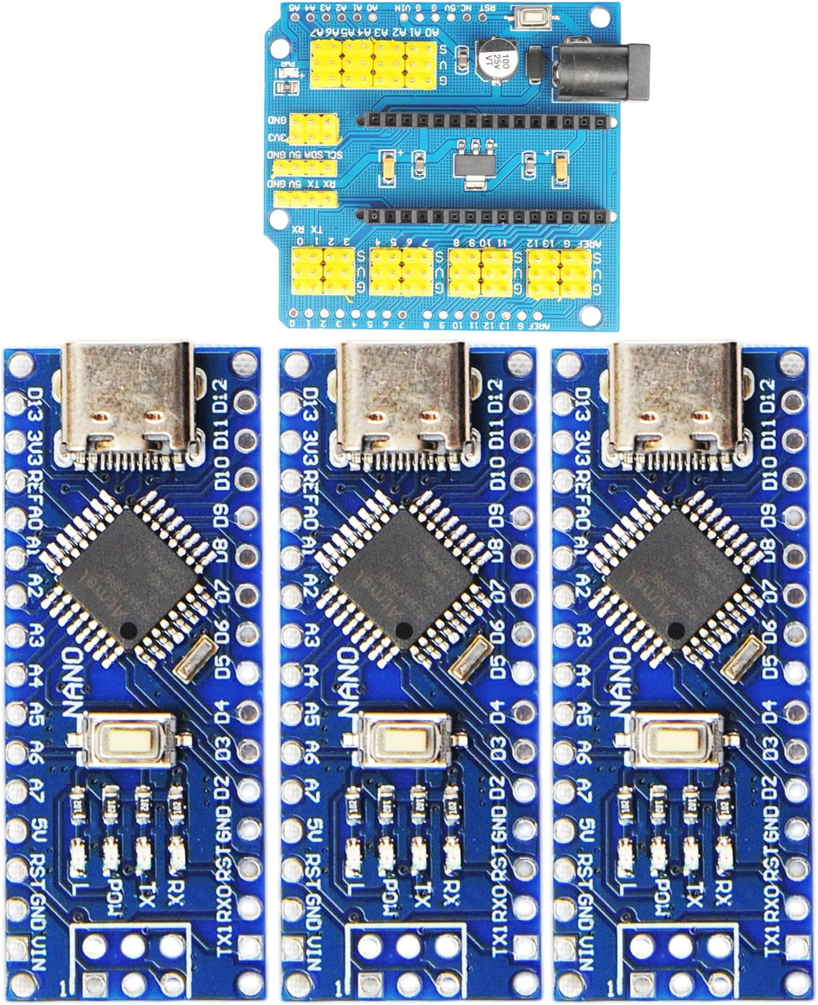 ELEGOO Nano V3.0 Compatible with Arduino IDE, Elegoo Nano Board CH340 ...