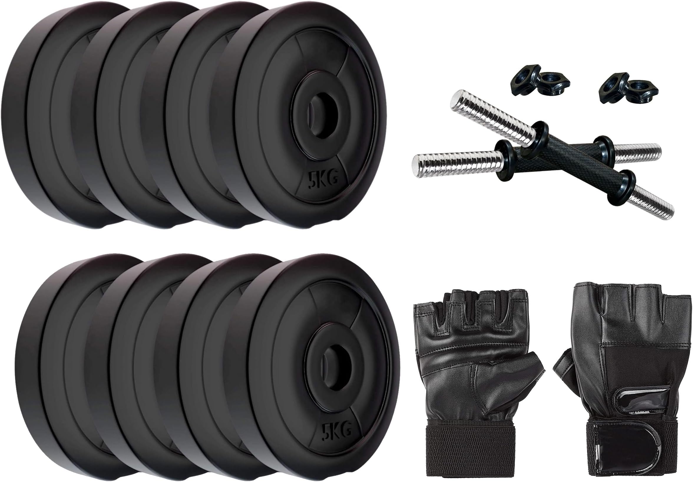 Buy GYM INSANE Dumbbell Set, 10Kg Adjustable Dumbbell Set With 1 Pair ...