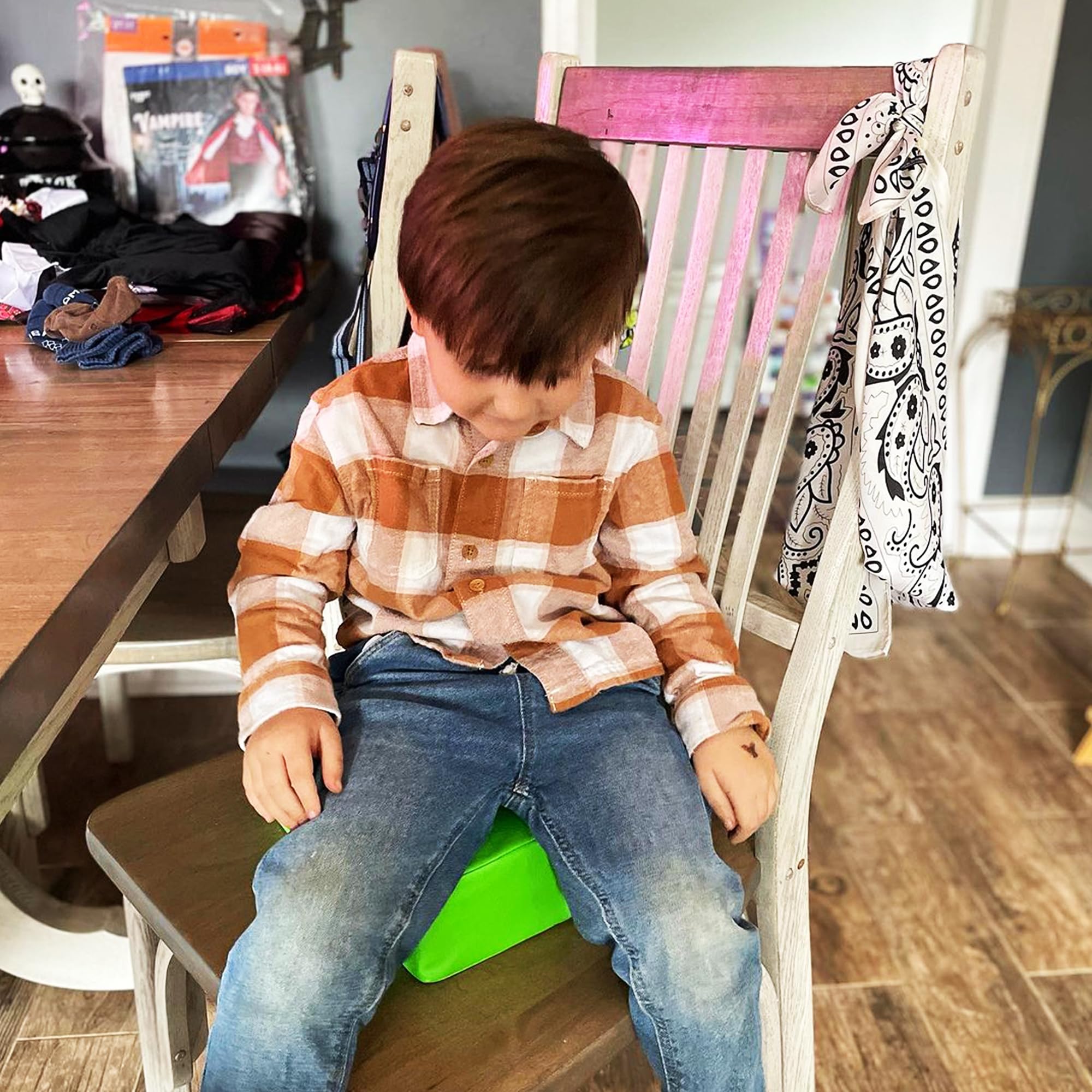 Snapklik.com : FocusPad Seat Green Square Vibrating Cushion Calming ...