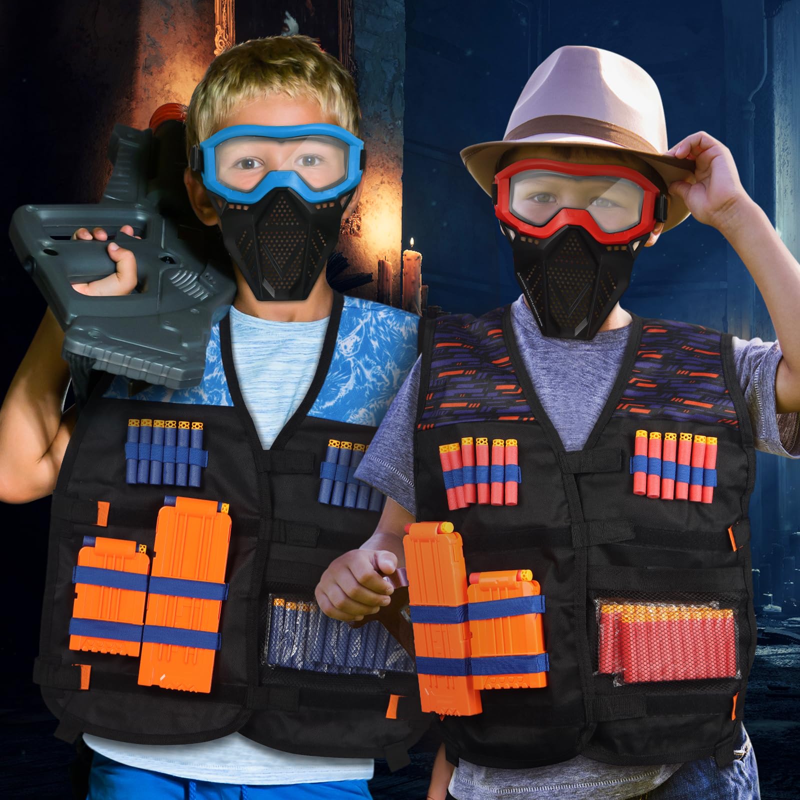 Snapklik.com : Yomuse Kids Tactical Vest Kits For Foam Blaster