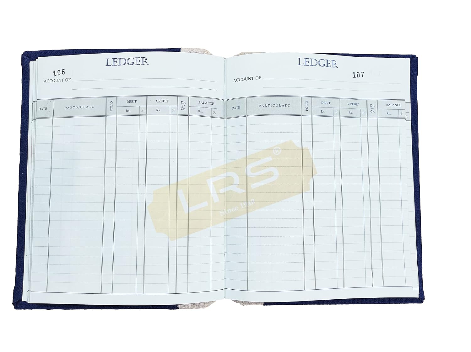 LRS Ledger SHORT Handy Size - Copy Size - 21x17 CM - Full Cloth Hard ...