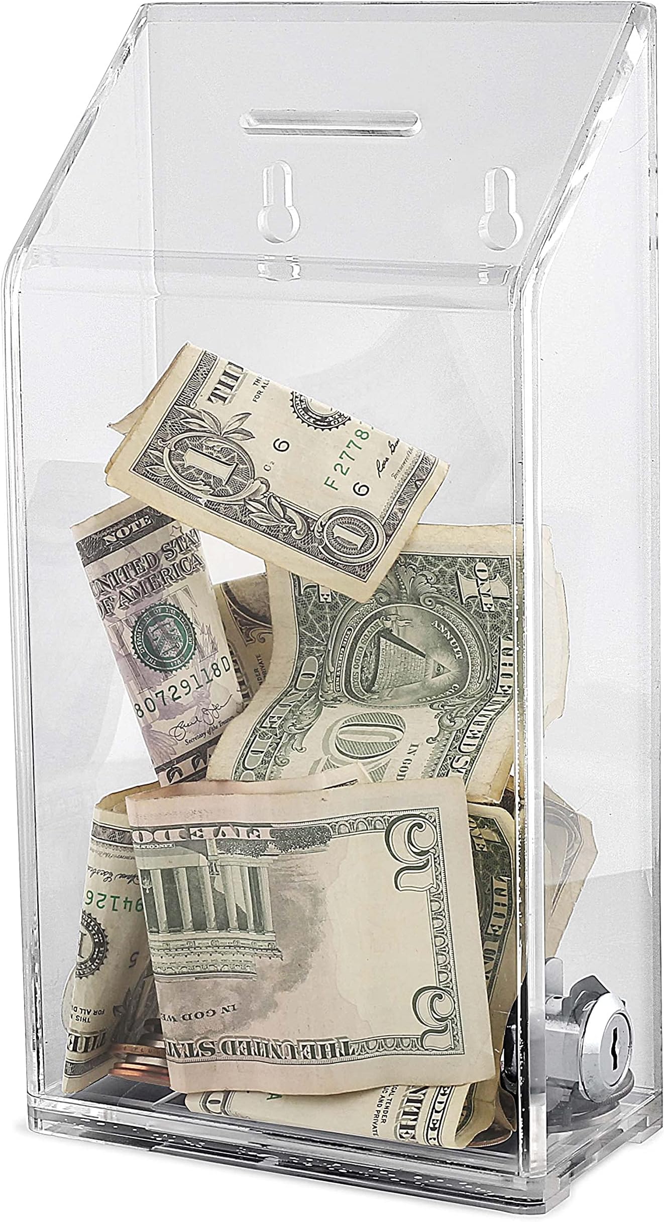 Amazon.com: My Charity Boxes Rectangular Acrylic Donation Suggestion ...