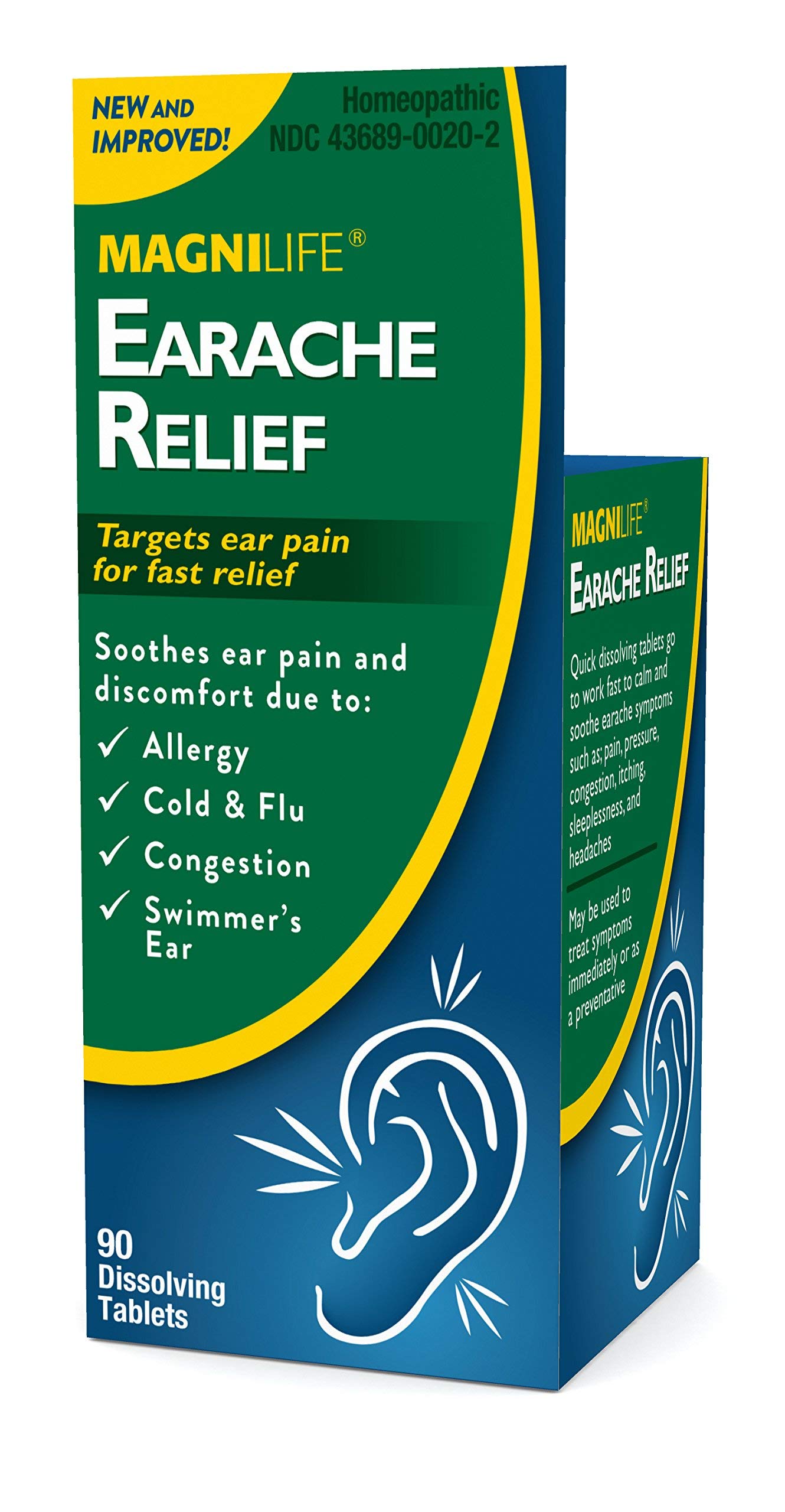 Buy MagniLife Earache Relief, Fast-Acting Natural Relief for Swimmers ...