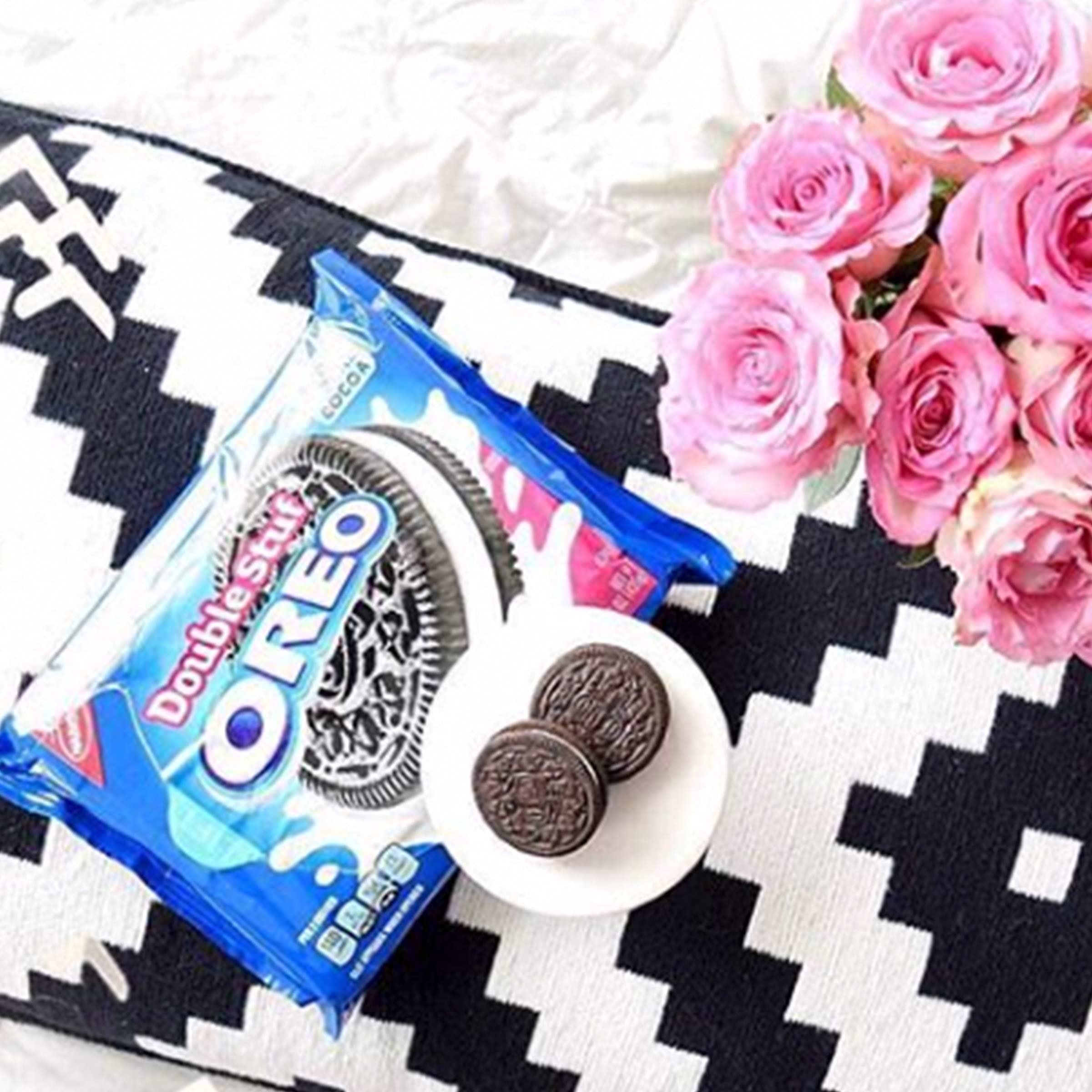 OREO Double Stuf Chocolate Sandwich Cookies, Family Size, 3 Packs: Buy ...