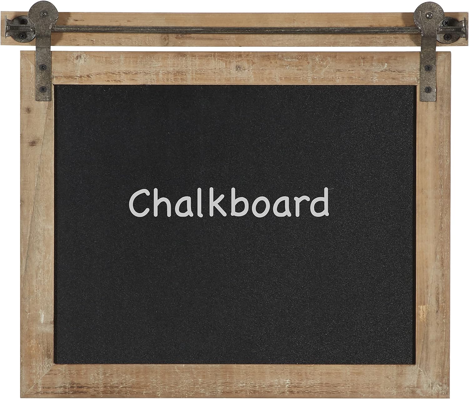 Deco 79 Wood and Metal Chalkboard, Brown/Black, 17″ x 21″ – BigaMart