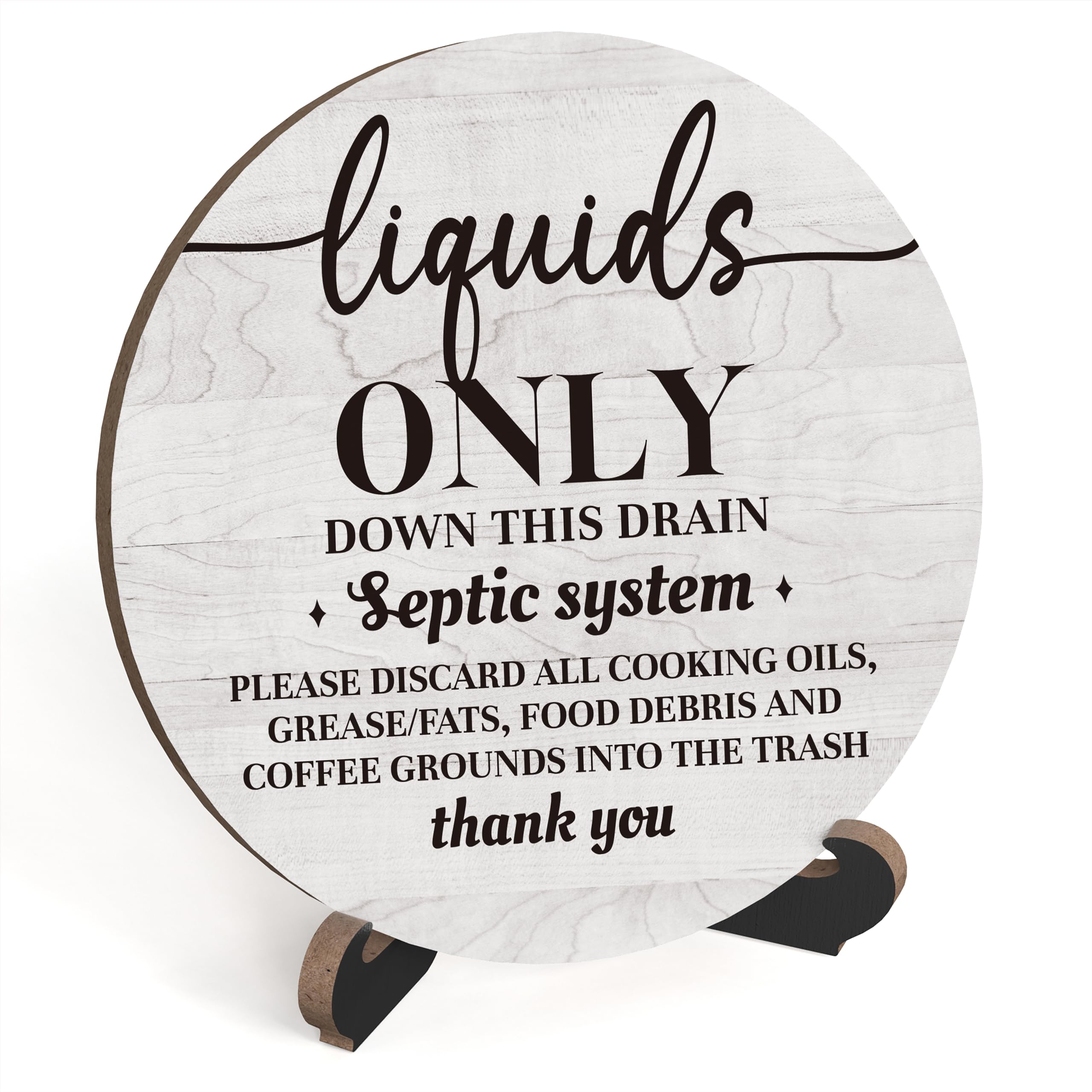 Amazon.com: Zmyollo Rustic Bathroom Signs Decor, Funny Bathroom Round ...