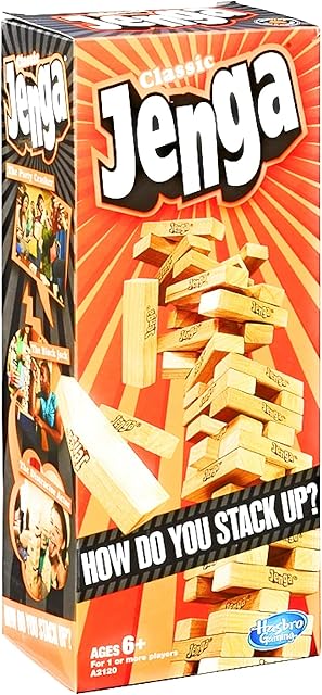 Hasbro Jenga Classic Block Stacking Game For 1 Or More | Desertcart INDIA