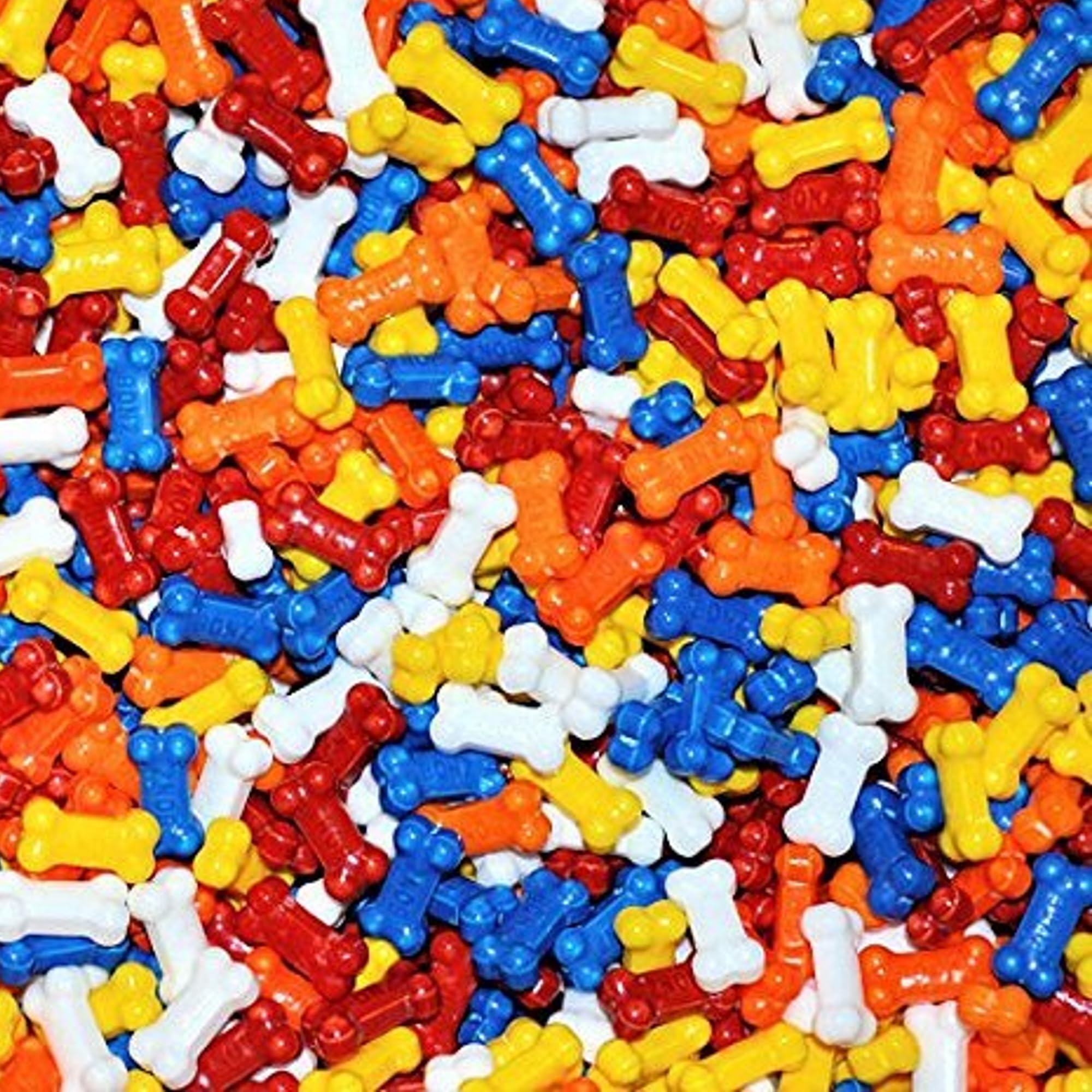 Amazon.com : Bone Candy Bulk 2lb Bag of Dog Candy Bones by Snackivore ...