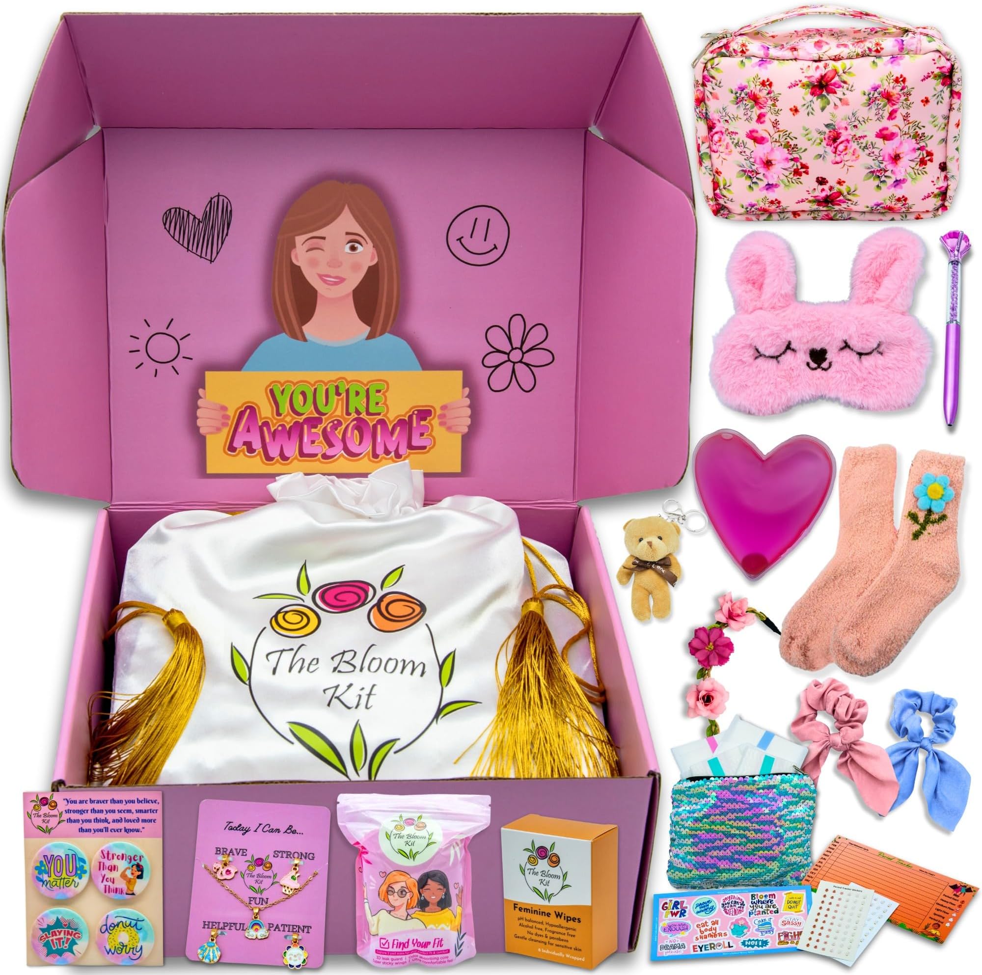 Amazon.com: Period Kit for Tweens - First Period Kit for Girls 9-12 10 ...