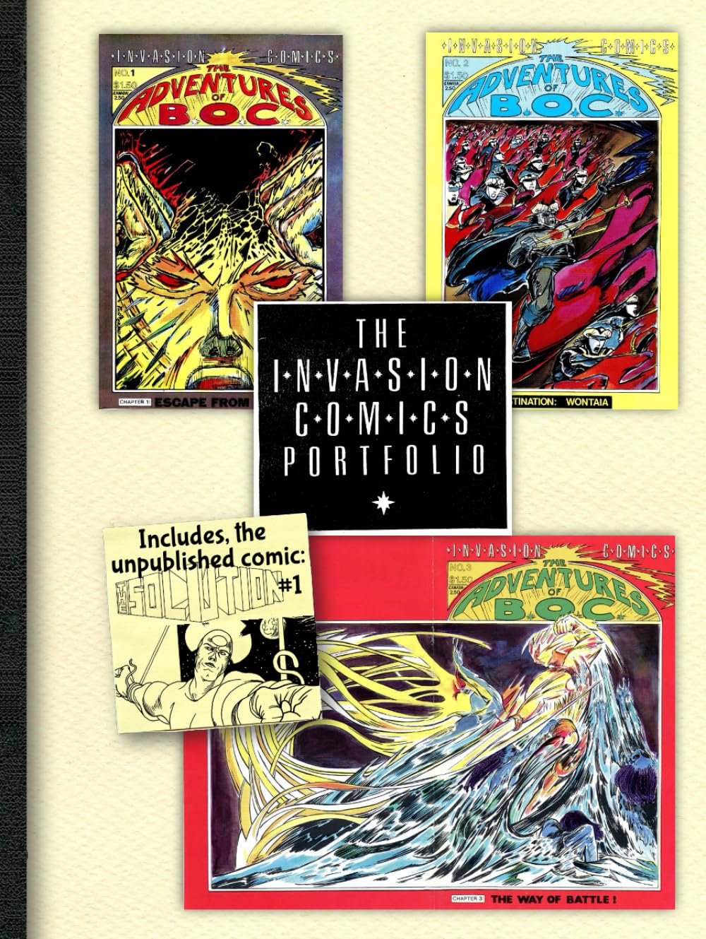 Invasion Comics Portfolio: Press, Timberleigh, Pustorino, James, Perry ...