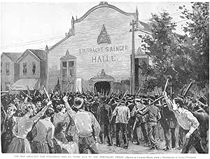 Amazon.com: Homestead Strike 1892 NThe Mob Assailing The Pinkerton Men ...