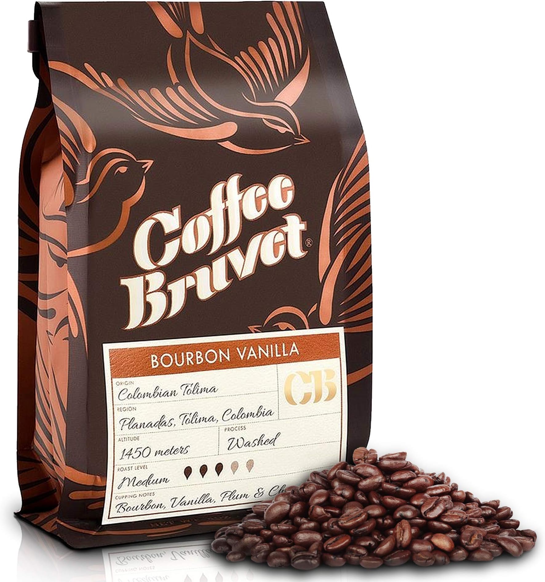 Amazon.com : Coffee Bruvet Gourmet Barrel-Aged Bourbon Coffee Infused ...