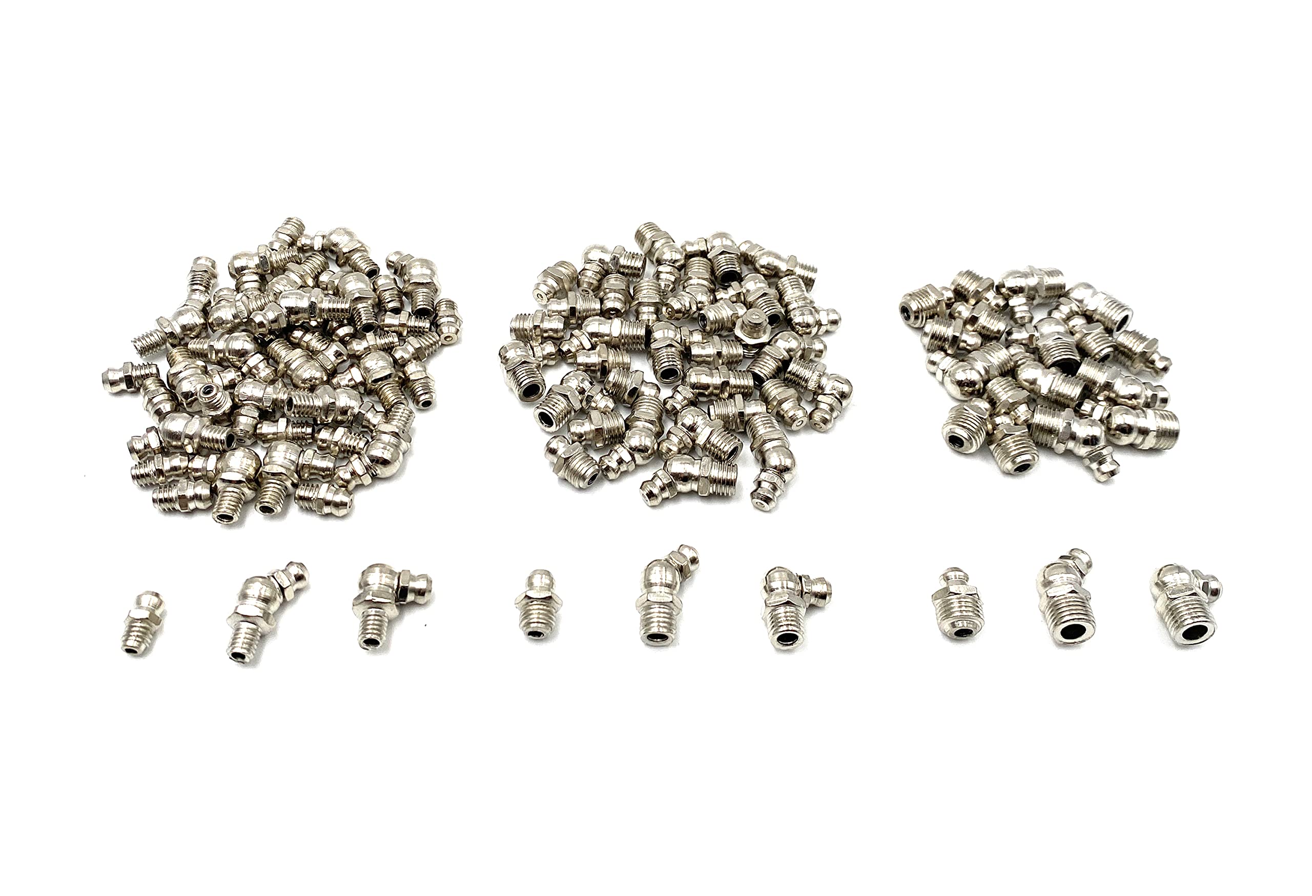 Snapklik.com : 80Pcs Grease Fittings,M6 M8 M10 Grease Zerk Fittings ...