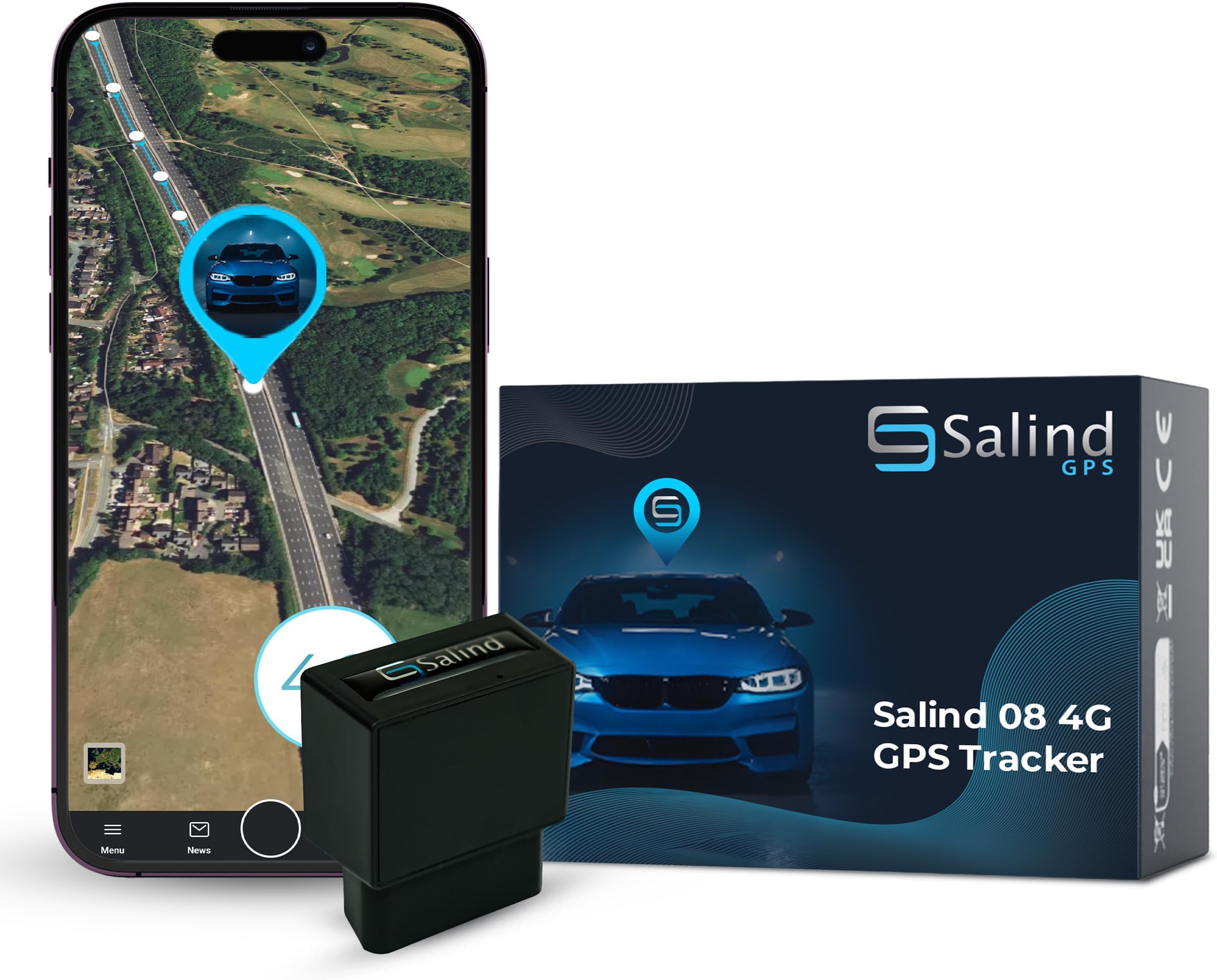 Amazon.com: 4G OBDII GPS Tracker Device, OBD2 Car GPS Tracking Device ...