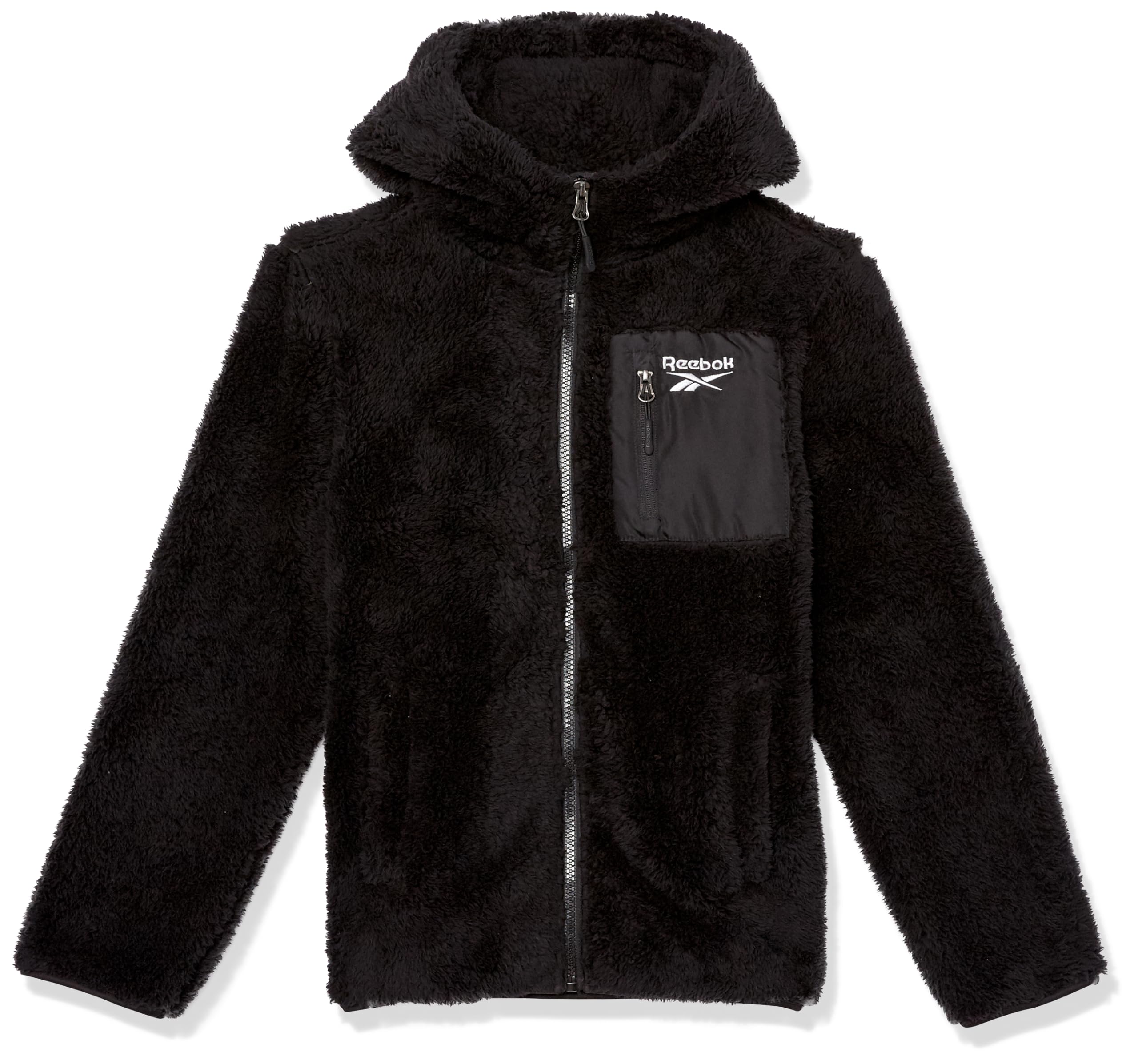 Amazon.com: Reebok Girls' Insulated Double Monkey Fleece Jacket ...