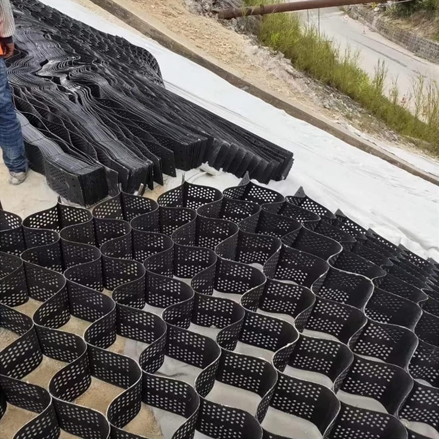 Amazon.com : LXLW geocell ground grid Geo Cell Grid Pavers, Non Skid ...