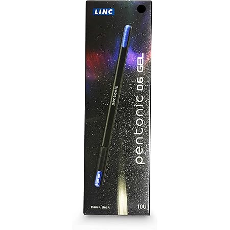Pentonic Gel Pen Refill (0.6 mm, Pack of 10, Blue Ink) : Amazon.in
