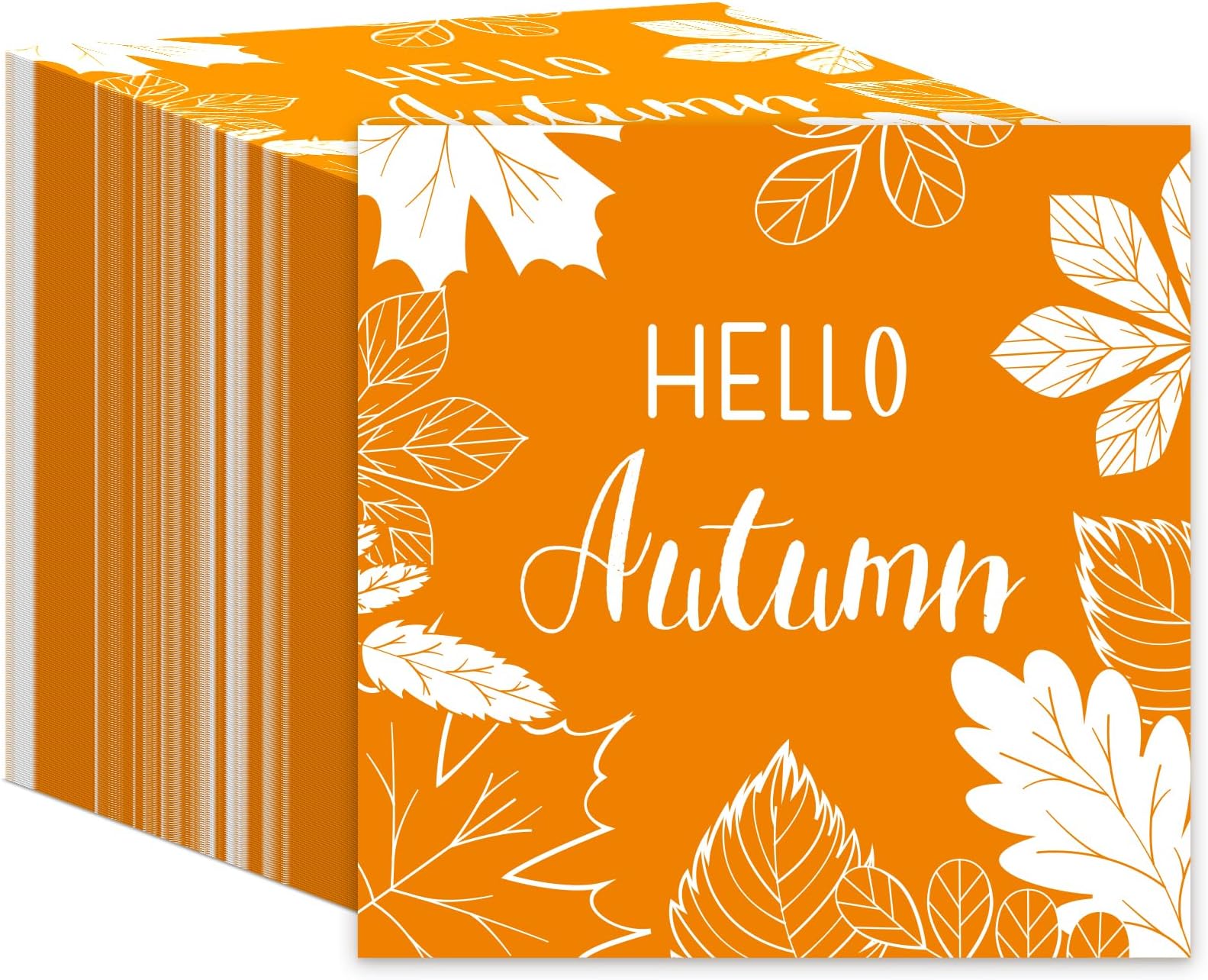 Amazon.com: AnyDesign 120 Pack Fall Paper Napkins 6.5 x 6.5 Inch ...