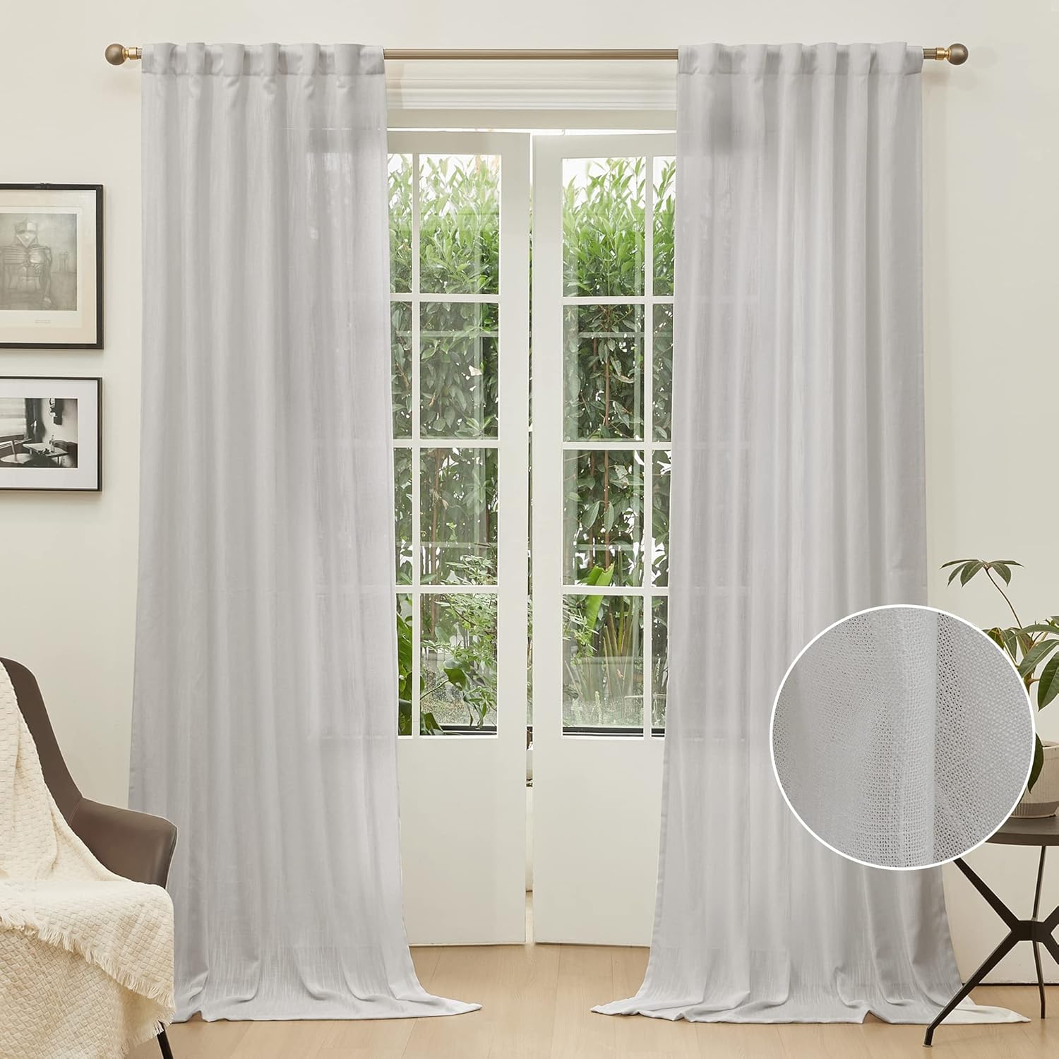 Farmhouse Curtains For Sliding Glass Doors