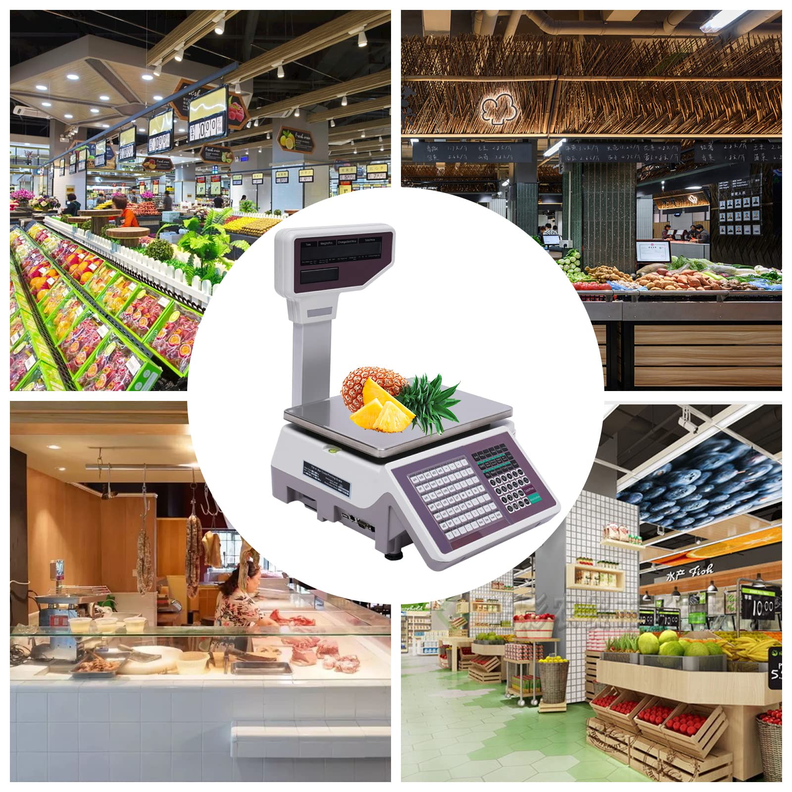 Digital Deli Scale With Printer