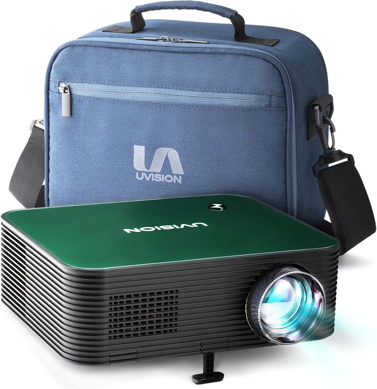 Amazon.com: UVISION X1 Native 1080P Projector w/ Carry Case, 2023 ...