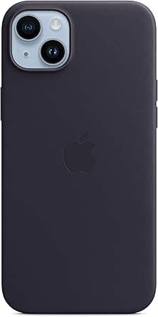 Amazon.com: Apple iPhone 14 Plus Leather Case with MagSafe - Ink : Cell Phones & Accessories