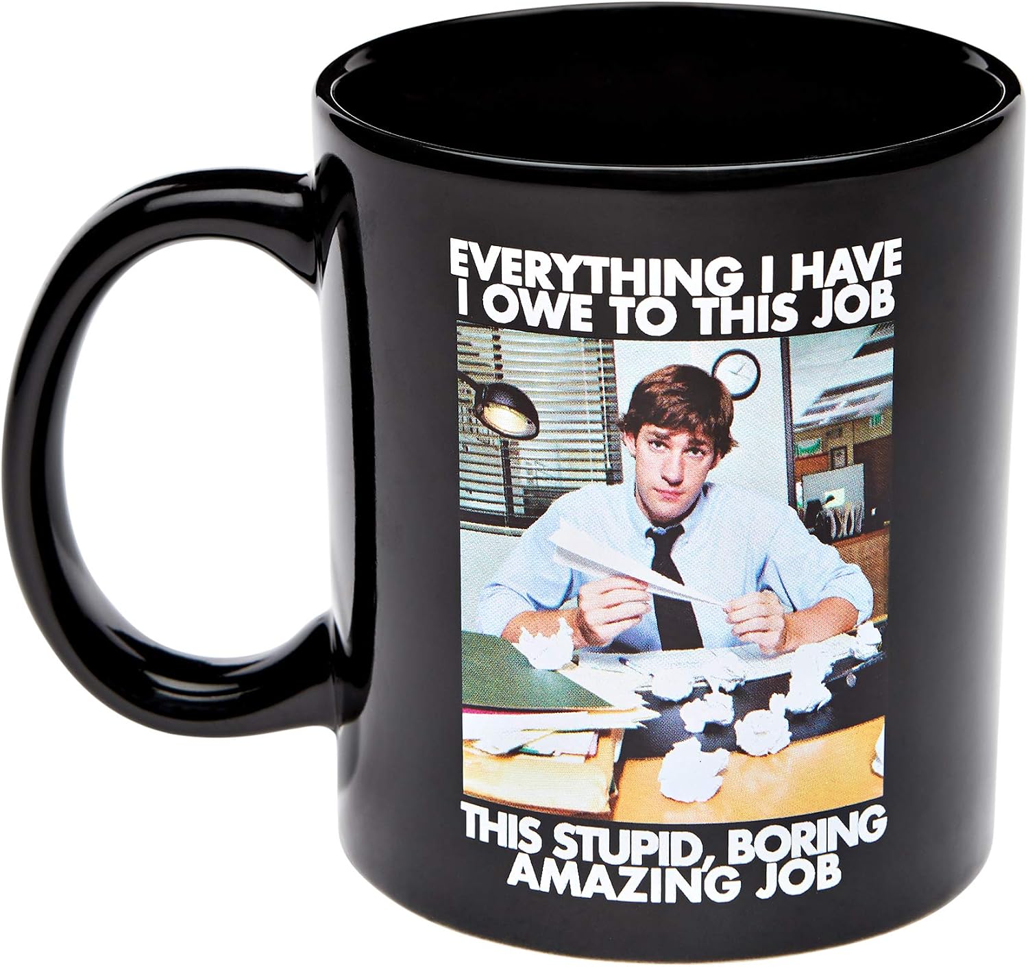 Amazon.com: Stupid Boring Amazing Job Jim Coffee Mug 20 oz. - The ...