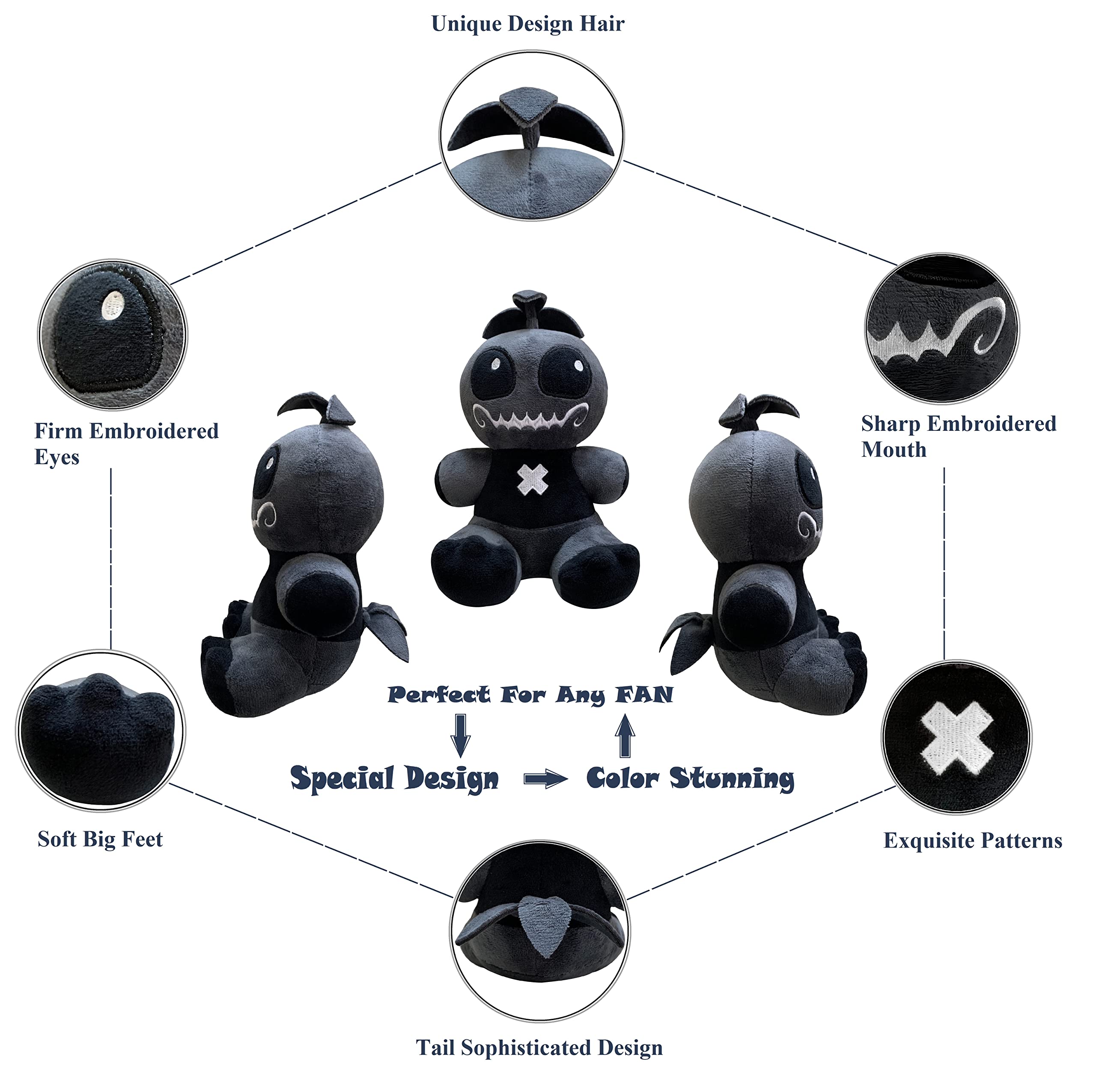 VNKVTL: Shadow Chica Plush - Shadow Chica FNAF | Chica Plushie FNAF ...