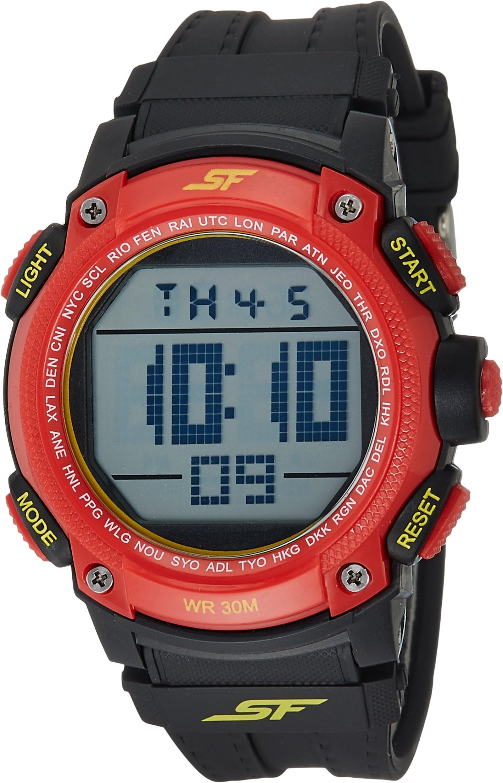 SF Digital Grey Round Dial Men's Casual Watch-NN87012PP01 : Amazon.in ...