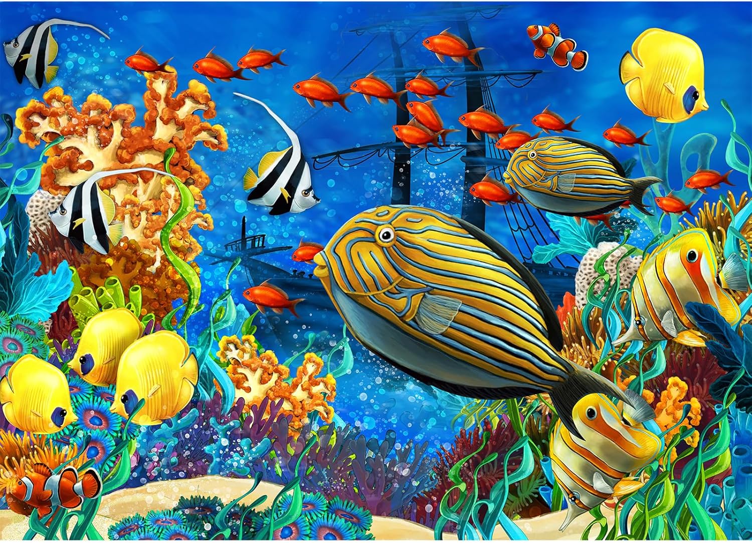 Amazon.com: HUADADA Jigsaw Puzzles for Adults 1000 Pieces, Underwater ...