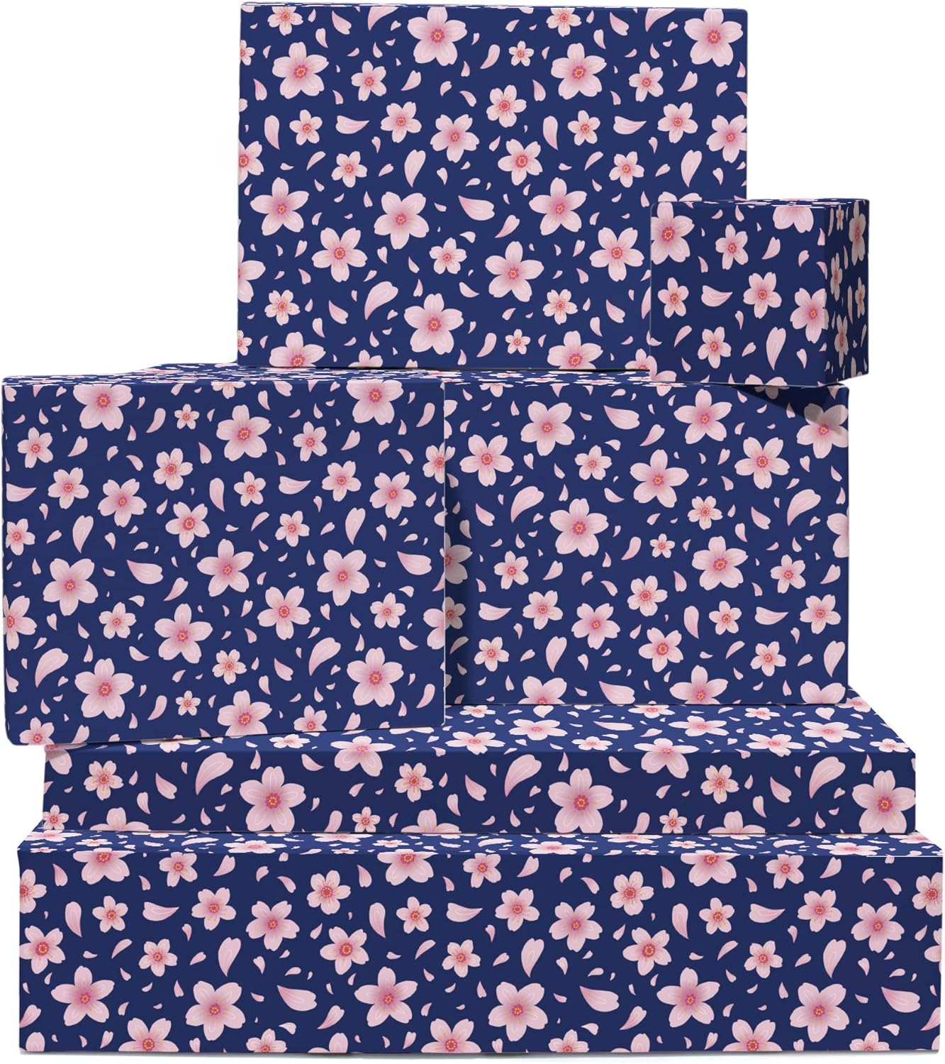 Amazon.com: CENTRAL 23 Flower Wrapping Paper - 6 Sheets of Floral Gift ...