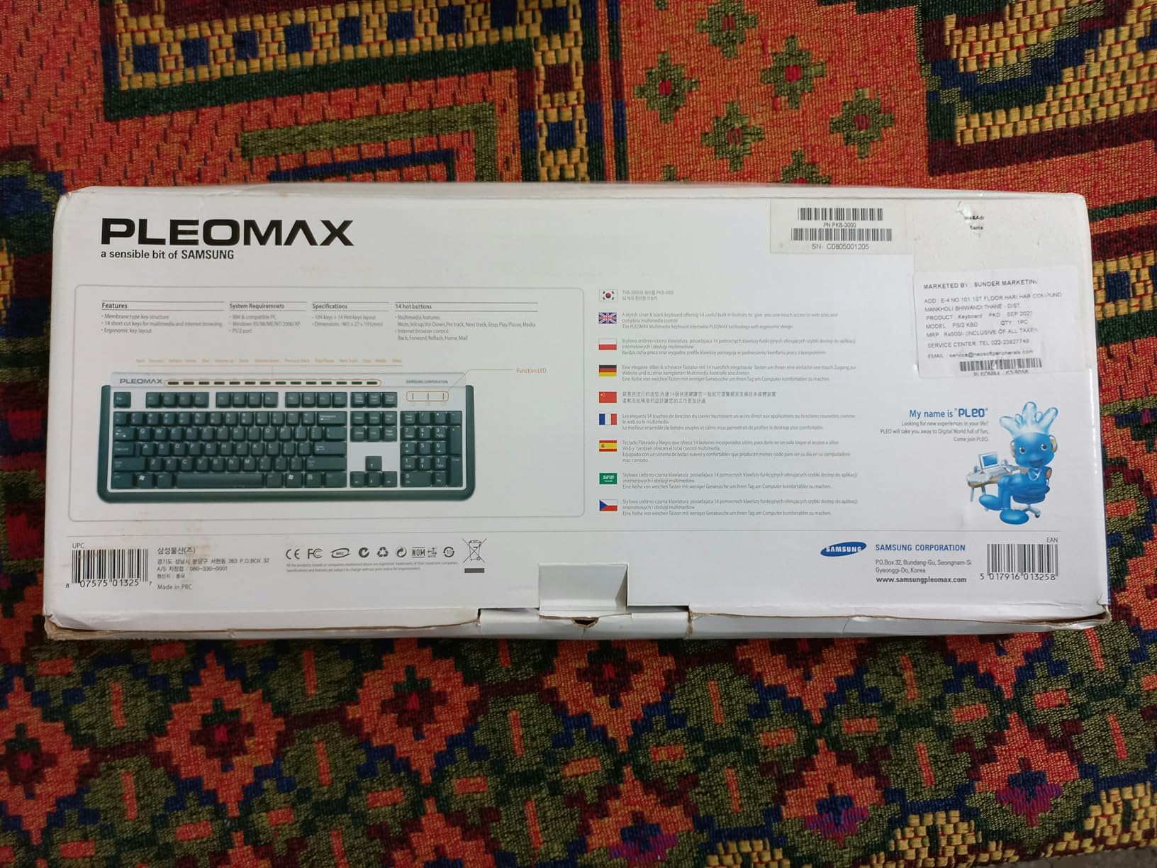 Amazon.in: Buy NF-Pleomax PS2 Keyboard 118-Keys PS2 Multimedia Keyboard ...