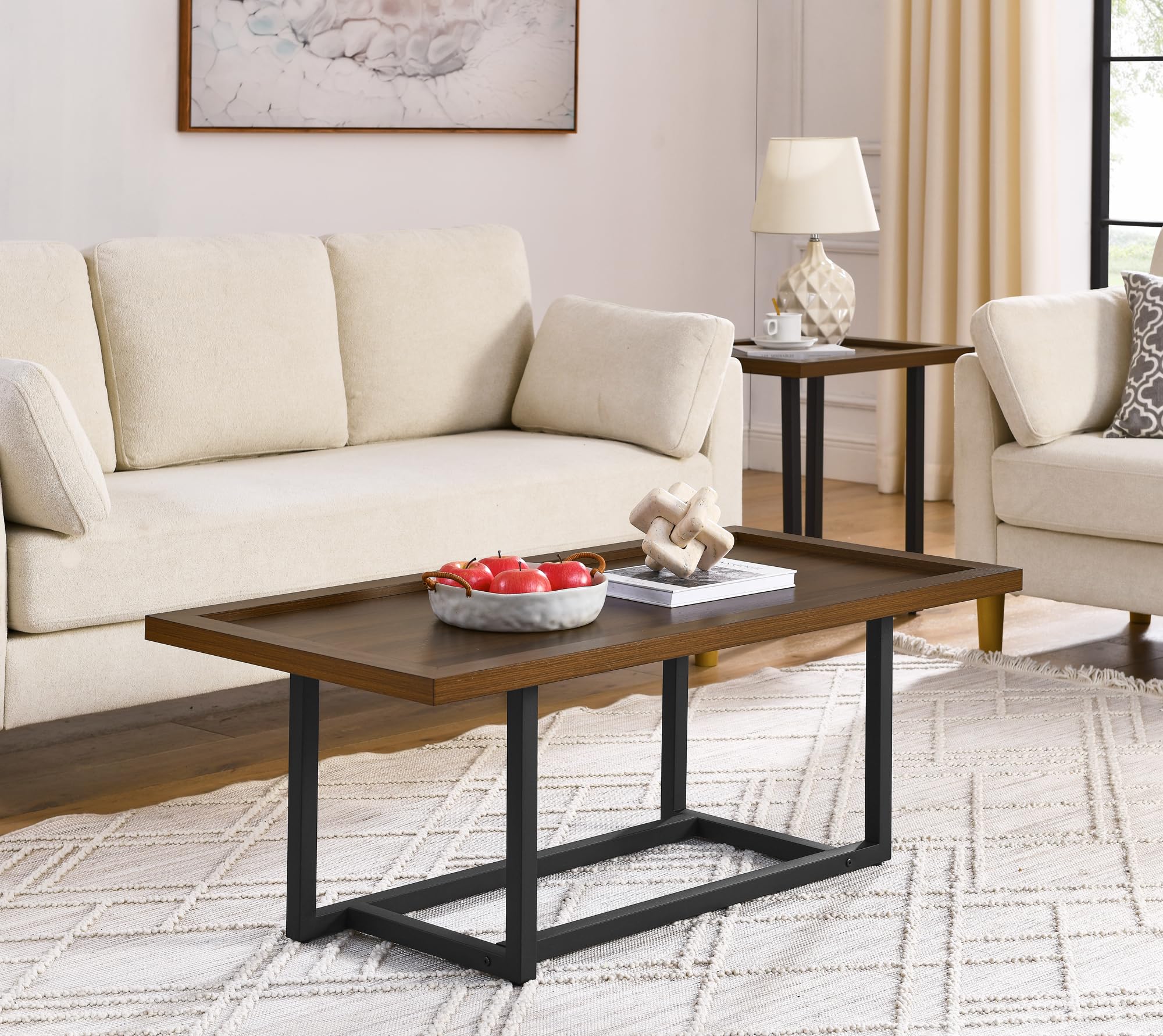 Amazon.com: Niccae Living Room Coffee Table, Living Room Sofa ...