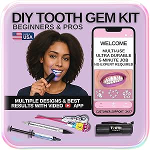 Amazon.com: Tooth Gem Kit Professional for Beginners and Pros - Tooth ...