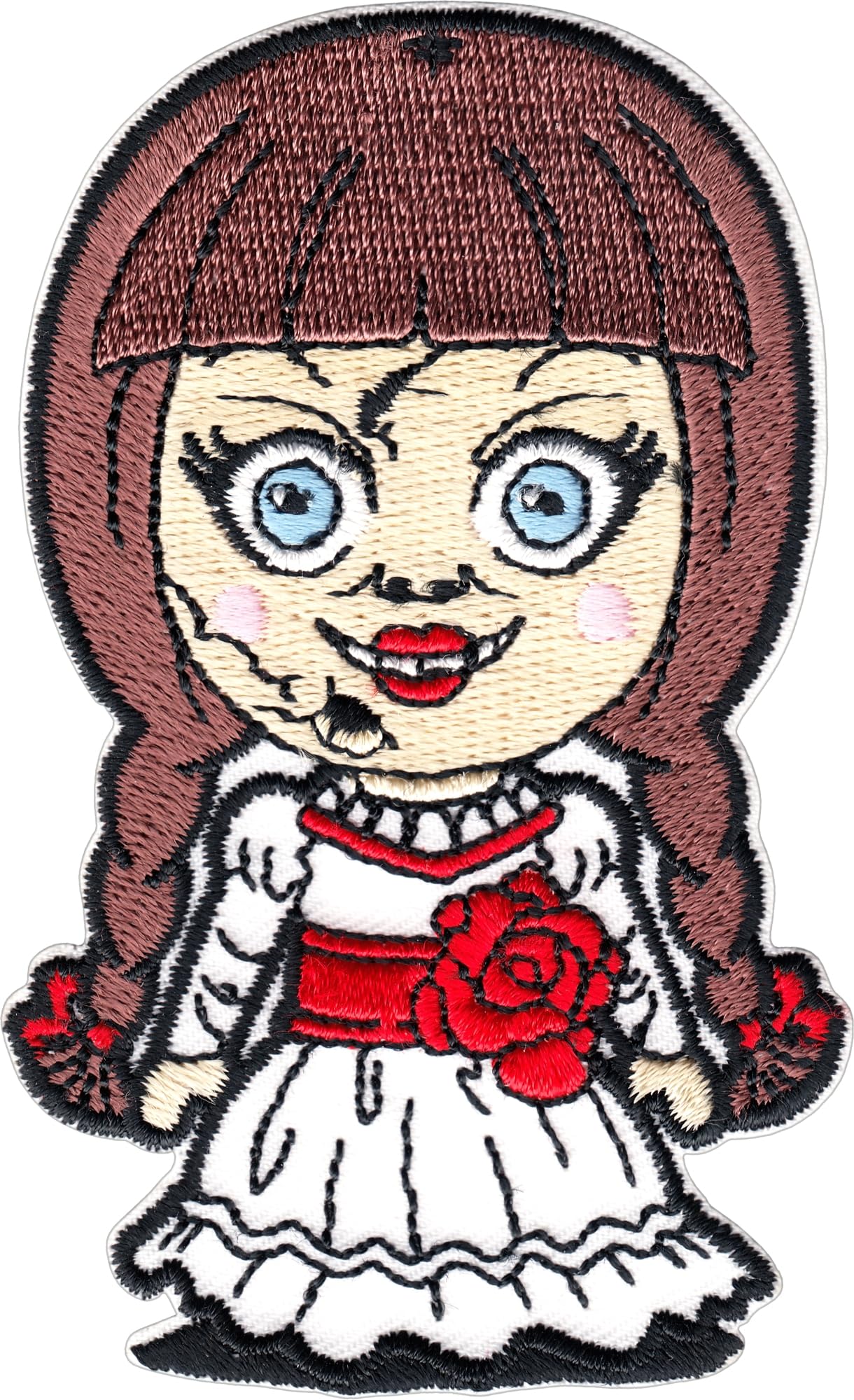 Amazon.com: The Conjuring - Annabelle The Doll - Embroidered Iron On Patch : Arts, Crafts & Sewing