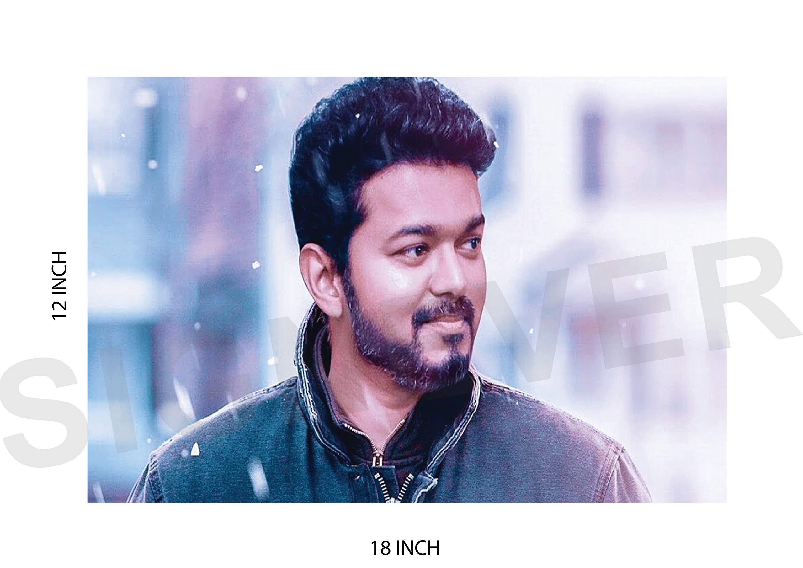 Sign Ever Tamil Actor Thalapathy Vijay Wall Poster Room Home ...