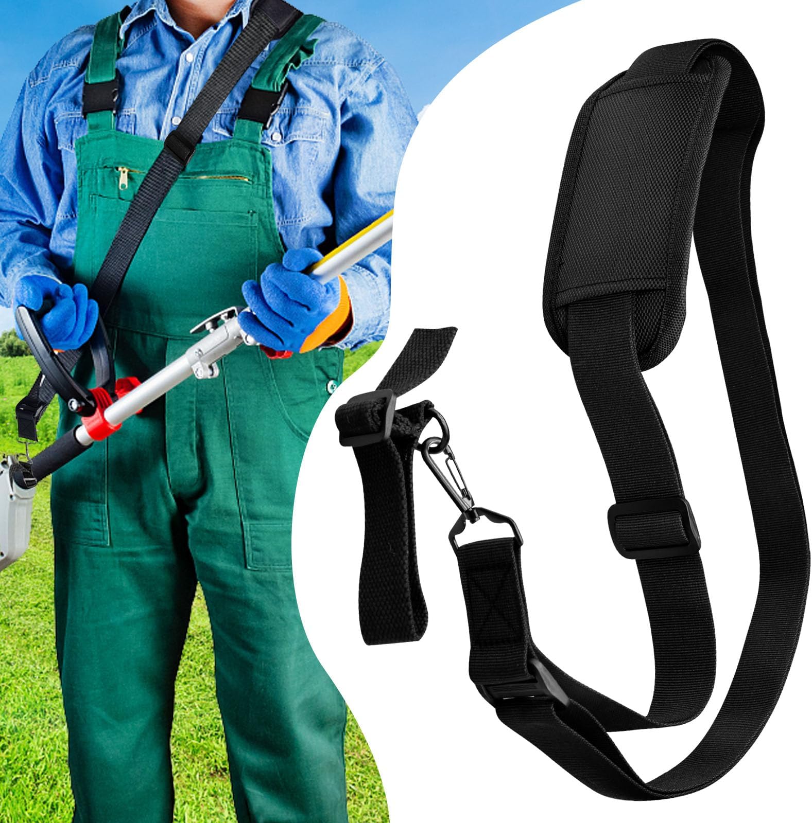 Amazon.com : YOUSHARES Trimmer Shoulder Strap - Grass Trimmer Harness ...