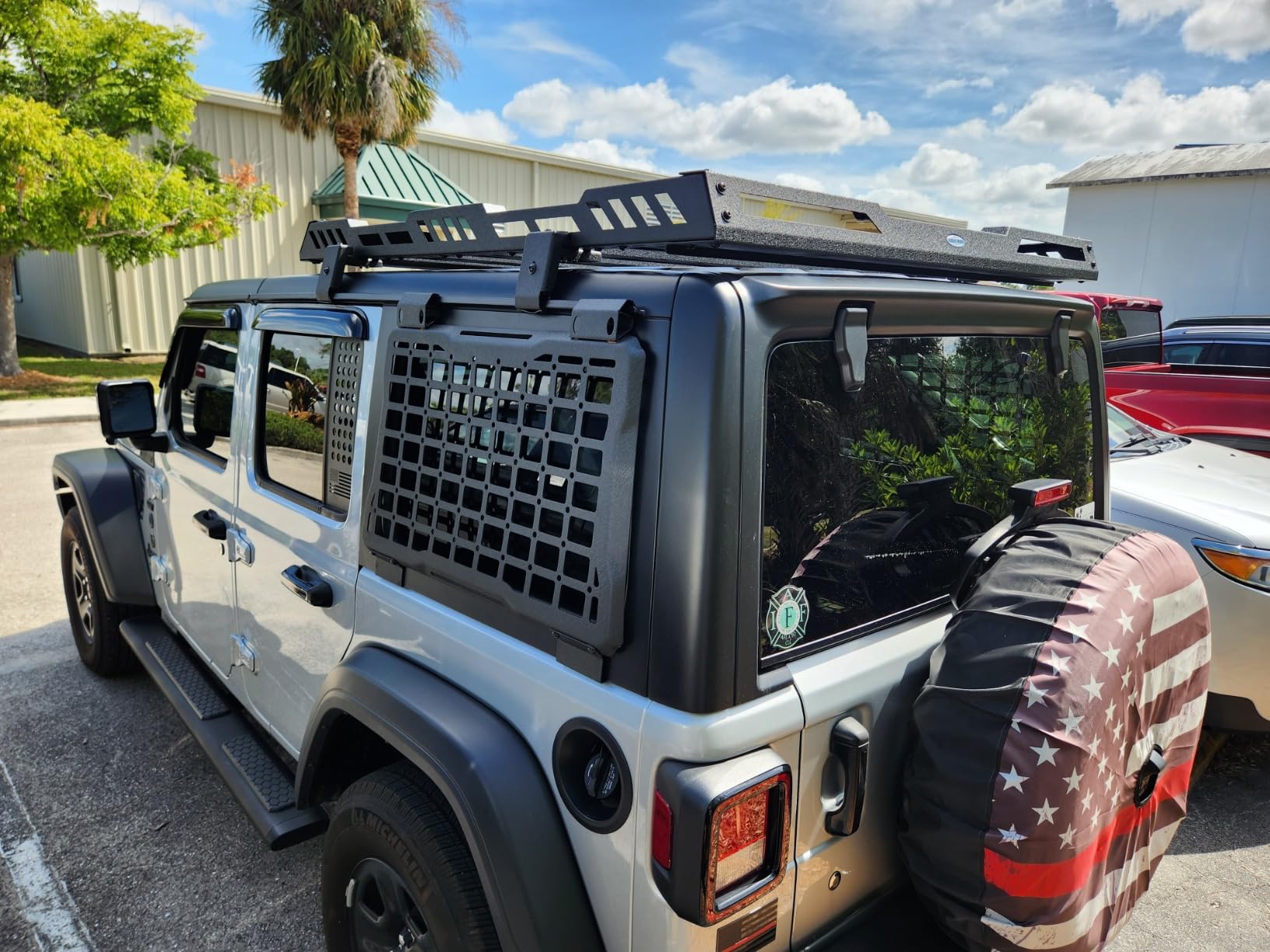 Amazon.com: Hooke Road Roof Rack Cargo Basket Crossbar for 2018 2019 ...