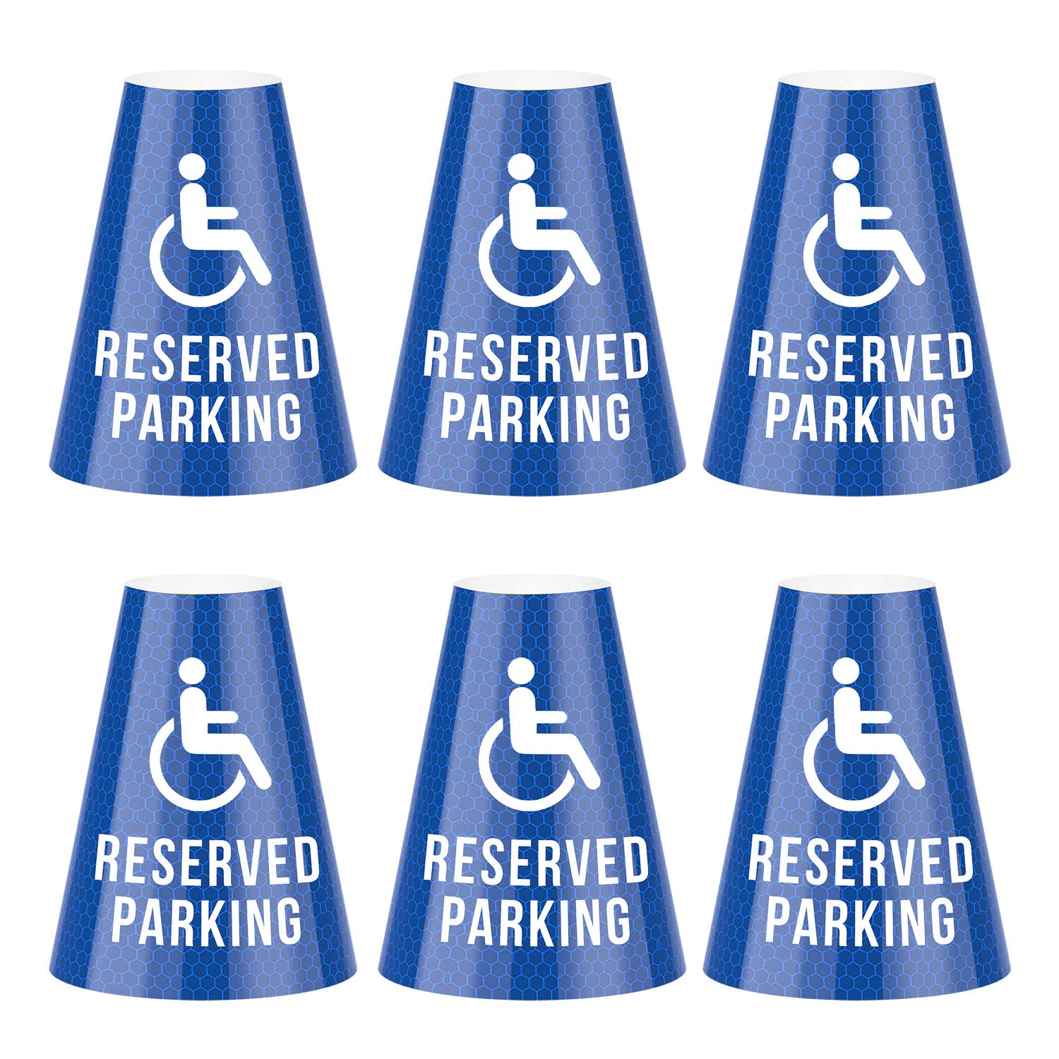 Snapklik.com : BATTIFE 6 Pack "Reserved Parking" Bright Reflective ...