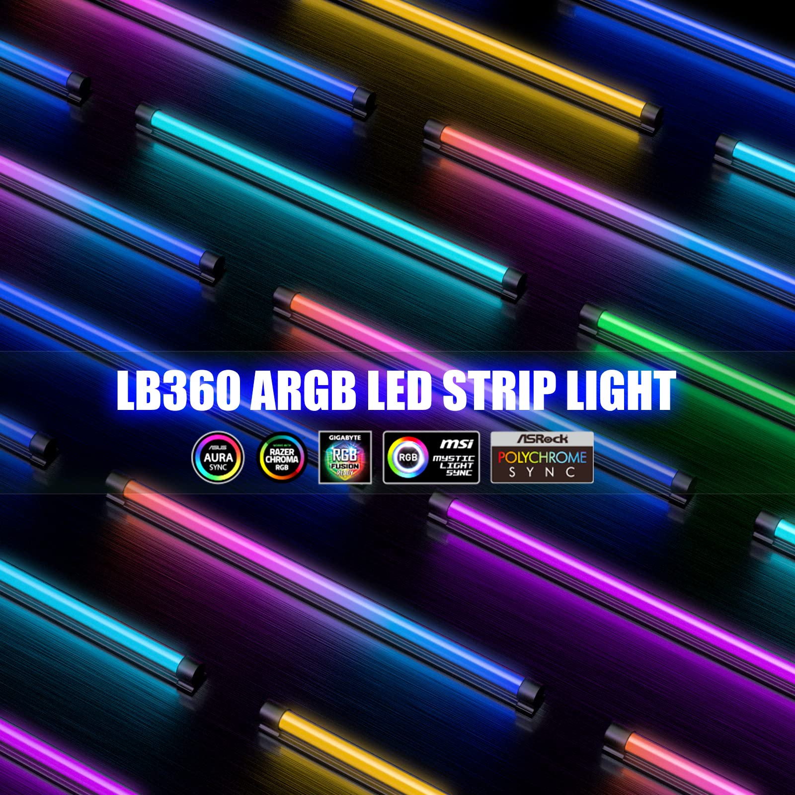 Snapklik.com : upHere Acrylic ARGB LED Strip For PC