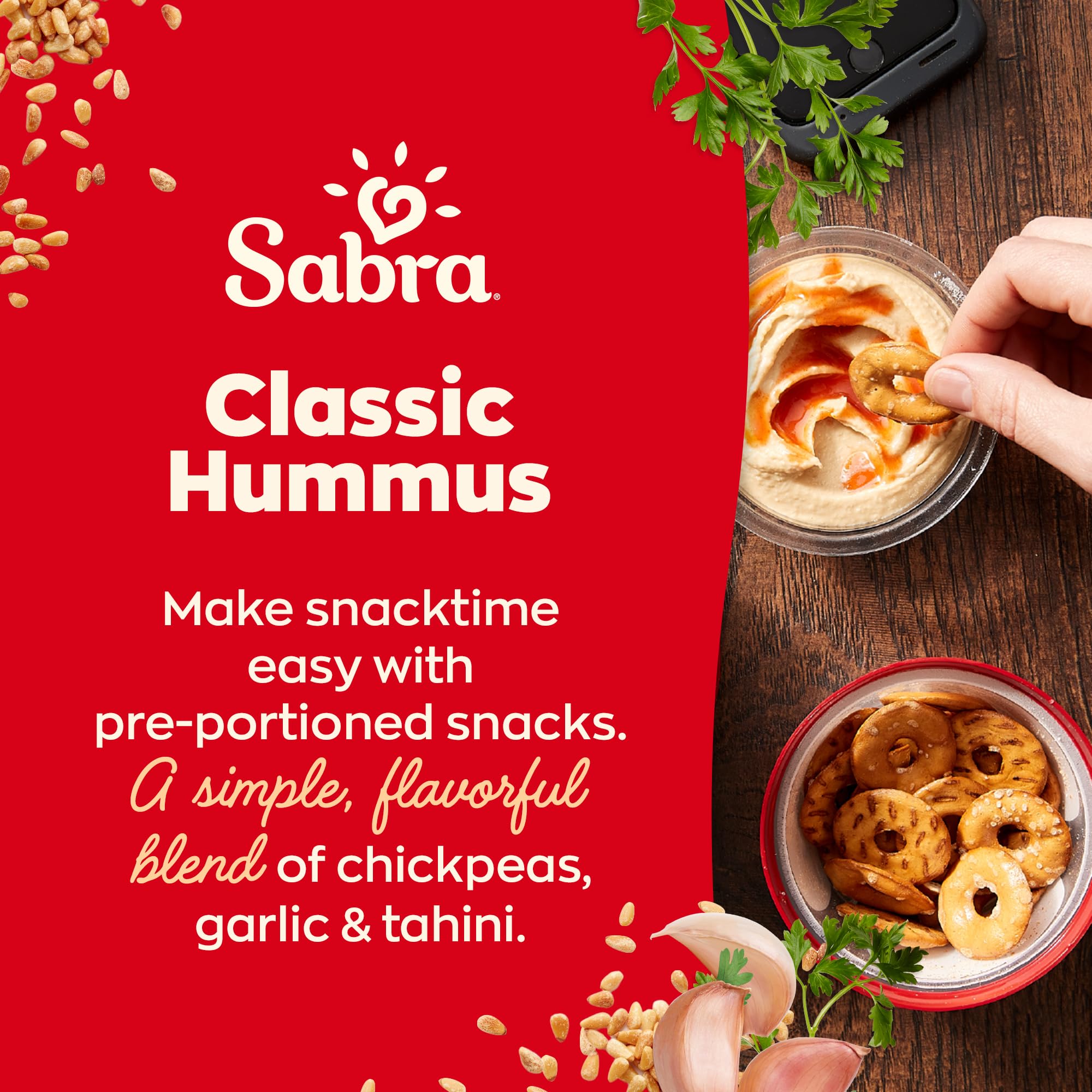 Sabra Hummus With Pretzels