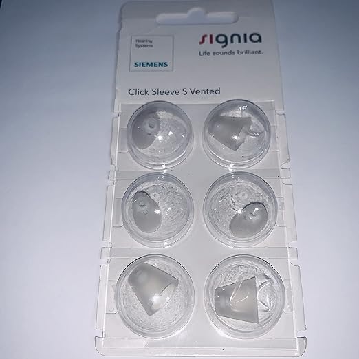 Amazon.com: Signia/Connexx Click Sleeve Dome For CIC, ITC & RIC Hearing ...