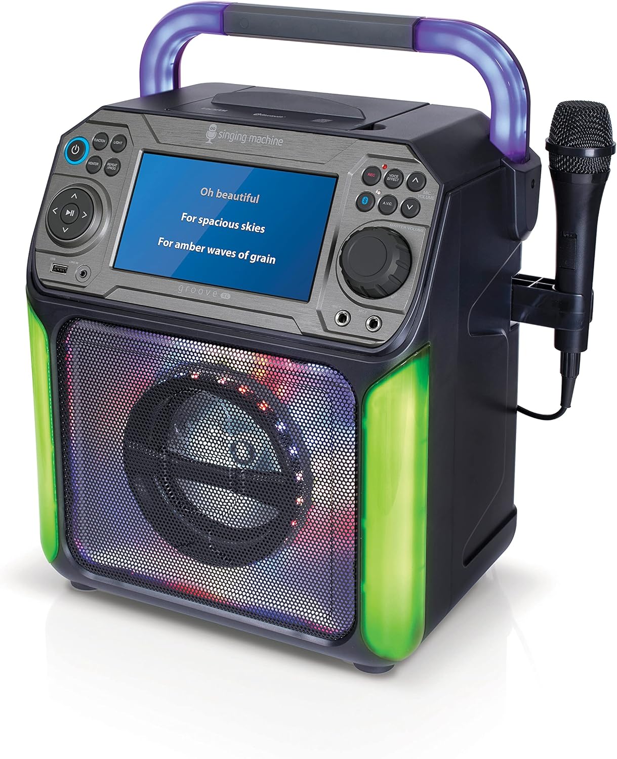 Singing Machine Karaoke System-Portable, Black (STVG789BK) Black NEW ...