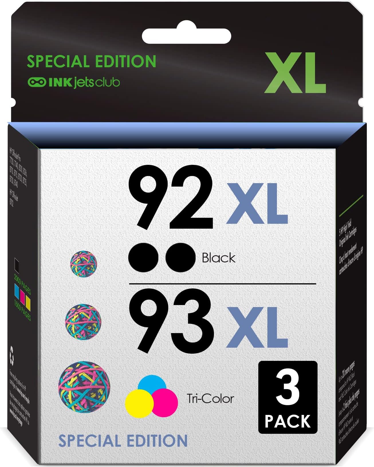 Amazon.com: HP 93 Tri-color Ink Cartridge | Works with HP DeskJet D4100 ...