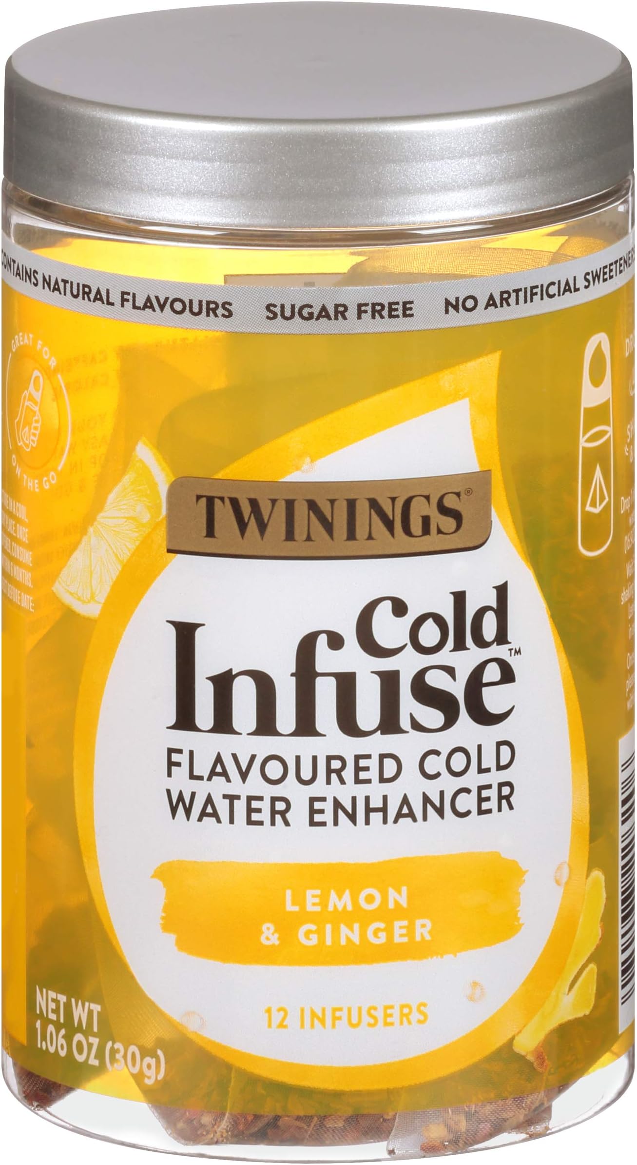 Amazon.com : Twinings, Twinings Cold Infuse Lemon Ginger, 12 Count ...